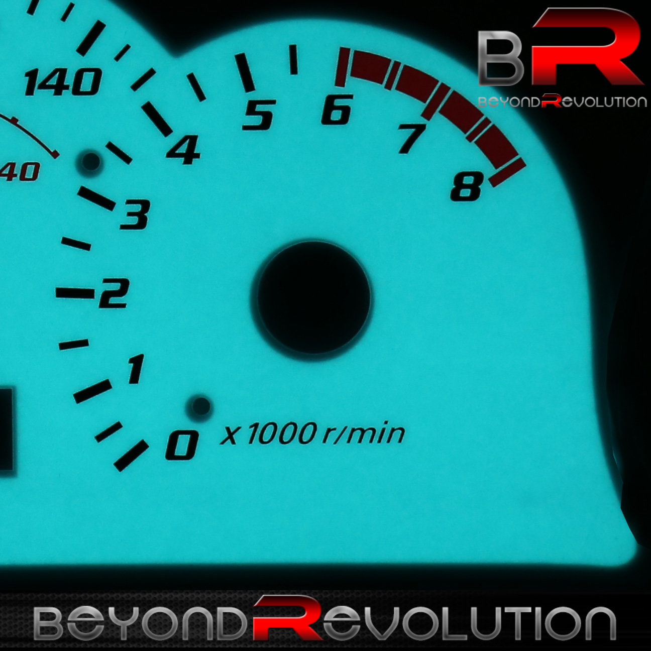 Find Indiglo Reverse Glow Gauge Dash Face MPH W/ RPM For 2000-2004 Eclipse Spyder MT in La ...