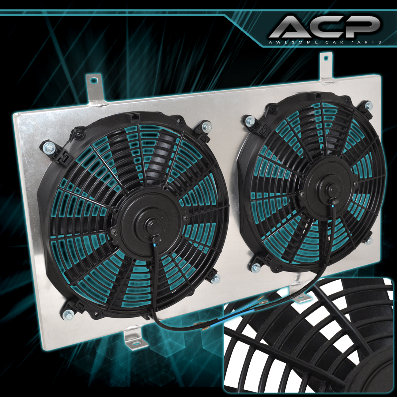 Find 1994-2001 Acura Integra Manual MT JDM 12" Dual Cooling Fan Blade ...