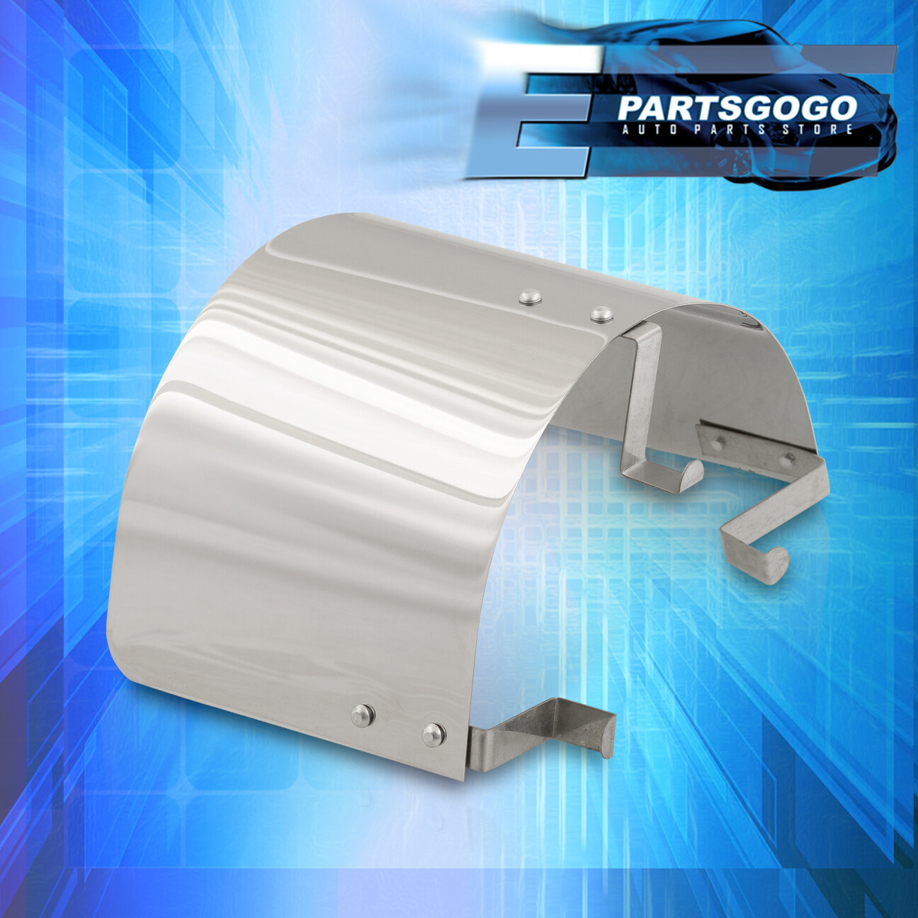 T304 Stainless Steel 2.5" 3" 3.5" 4" Cone Air Intake Filter Heat Shield ...