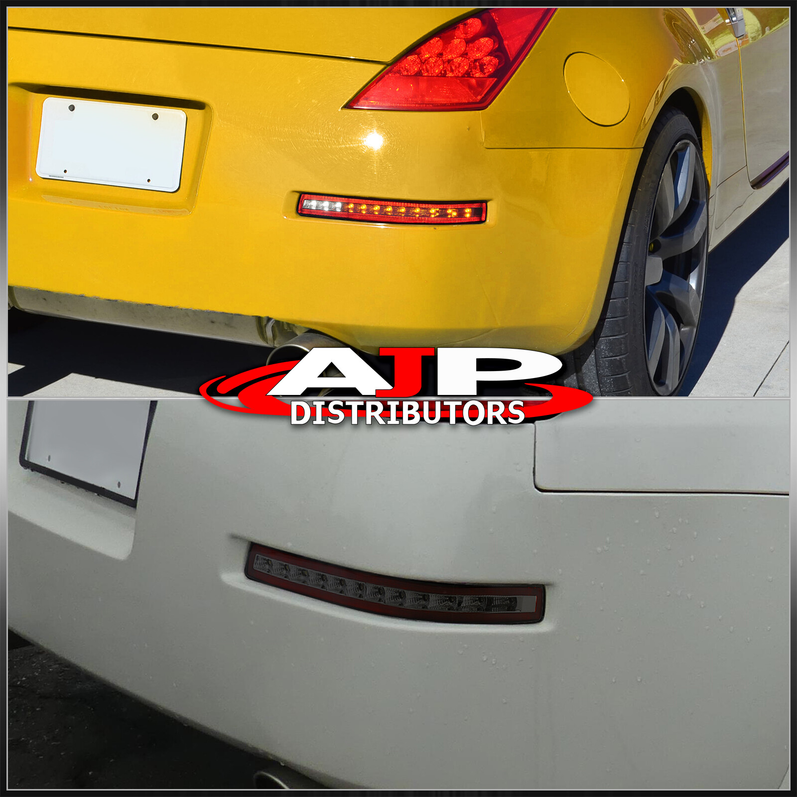 Smoke 4-in-1 Sequential LED Brake Fog Lights Lamps For 2003-2009 Nissan ...