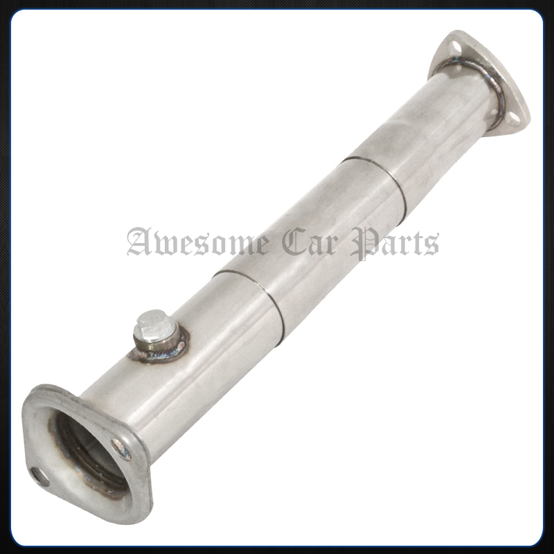 Buy 2.5" ADJUSTABLE STAINLESS STEEL RACE HEADER TEST PIPE - DC EK EG EJ ...