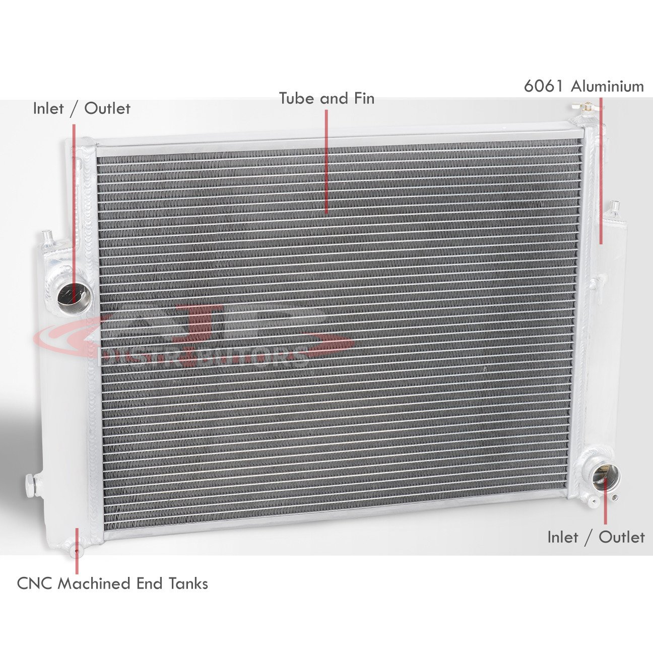 Dual Core 2-Row Race Aluminum Radiator For 1992-1999 BMW E36 320i 323i ...