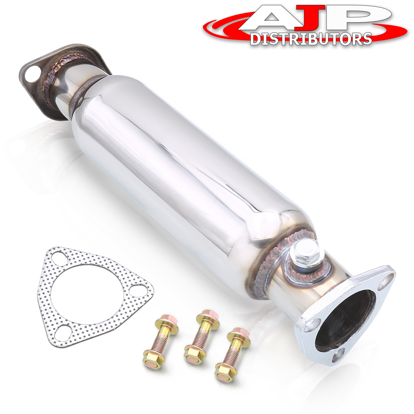 EK JDM HIGH FLOW PERFORMANCE RESONATOR TEST PIPE/CAT CIVIC 96 97 98 99 ...